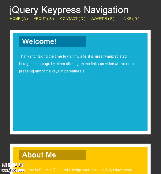 jQuery keypress 事件触发顺序插件 下载-脚本之家