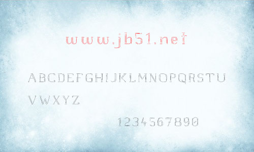 Jd Raw Script字体 英文字体 字体下载-脚本之家