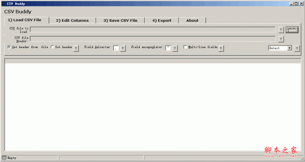 CSV Buddy(csv批量修改工具) v2.13 32位 英文绿色免费版 下载-脚本之家
