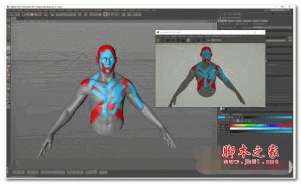 c4duv贴图插件下载 C4D UV贴图绘制插件GLD UVPaint v1.1.8 For Cinema 4D R17 免费版 下载-脚本之家