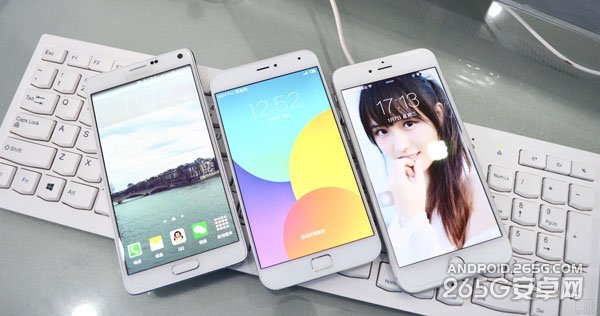 哪个更美?白色版魅族mx4 pro/三星note4/iPhone6 Plus的对比图赏_手机评测_手机学院_脚本之家