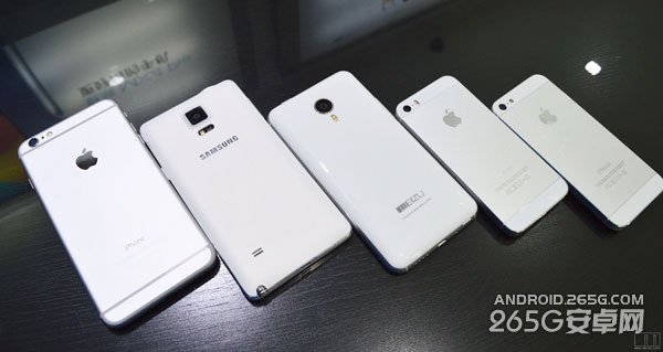 哪个更美?白色版魅族mx4 pro/三星note4/iPhone6 Plus的对比图赏_手机评测_手机学院_脚本之家
