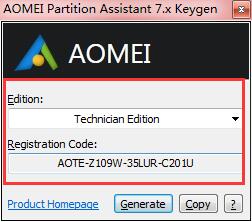 AOMEI奥美注册软件下载 AOMEI Partition Assistant Keygen补丁 v10.4.2 可自动生成注册码/序列号(附 ...