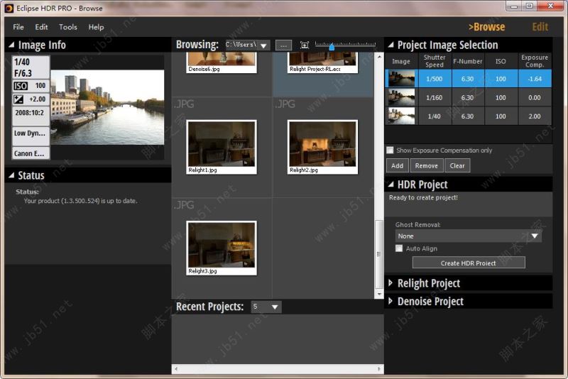 Eclipse HDR PRO下载 高级HDR照片编辑器 InPixio Eclipse HDR PRO 1.3.500.524 专业免费官方版 下载-脚本之家