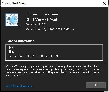 GerbView8免费下载 GerbView(文件高级查看软件) 64bit v10.20 英文安装版 附安装教程 下载-脚本之家