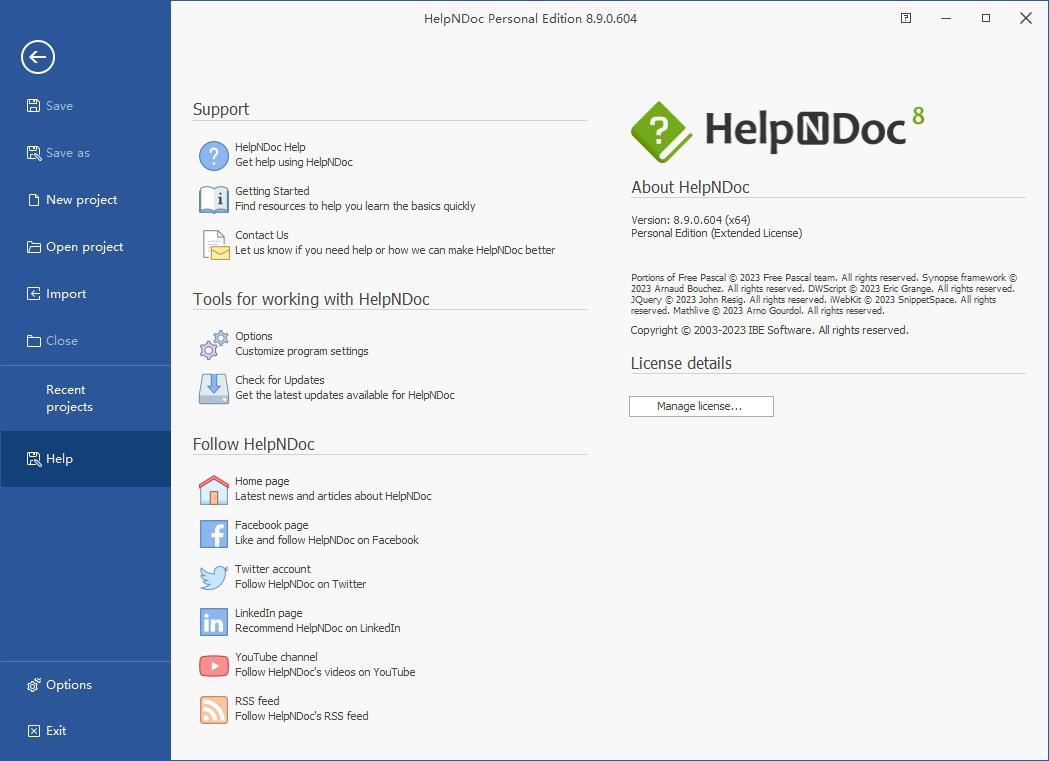 HelpNDoc Personal Edition下载 帮助创作软件 HelpNDoc Personal Edition v8.9.0.604 特别安装版 附补丁教程 下载-脚本之家