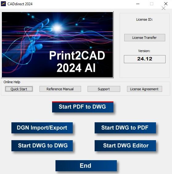 Print2CAD免安装版下载 PDF/JPG转DWG/DXF转换器Print2CAD 2024 AI v24.10 x64 Portable 免费绿色版 下载-脚本之家